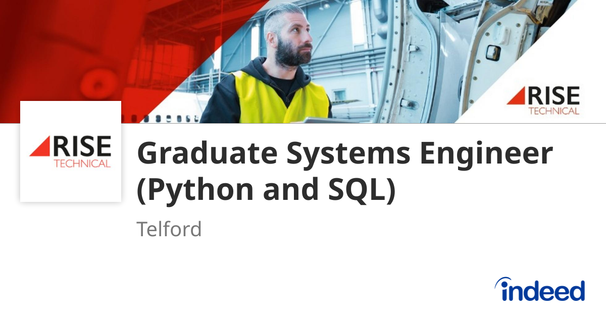 Graduate Systems Engineer (Python and SQL) - Telford - Indeed.com