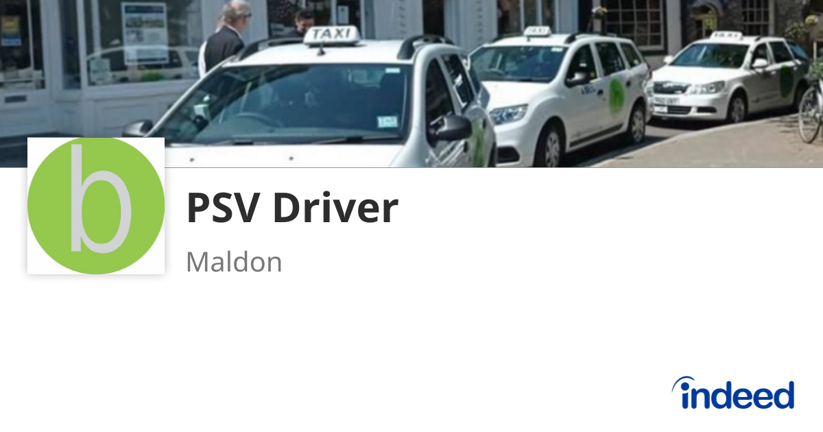 PSV Driver - Maldon - Indeed.com