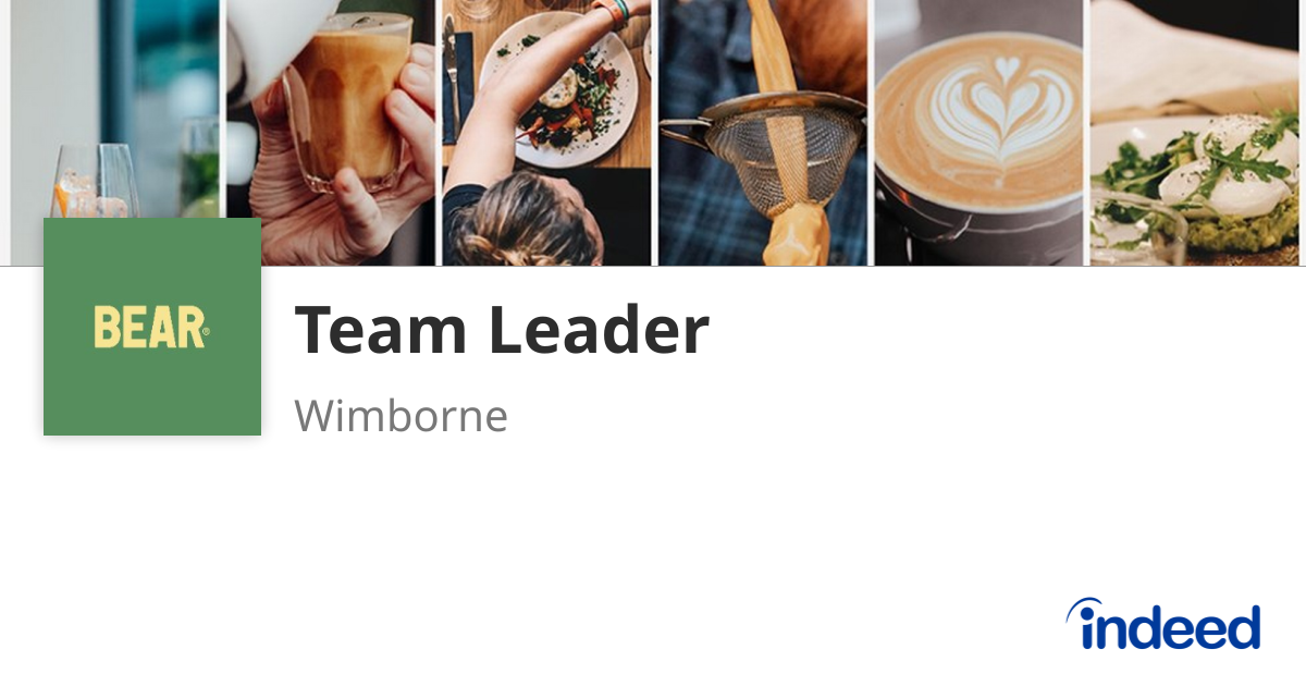 Team Leader - Wimborne BH21 1HS - Indeed.com