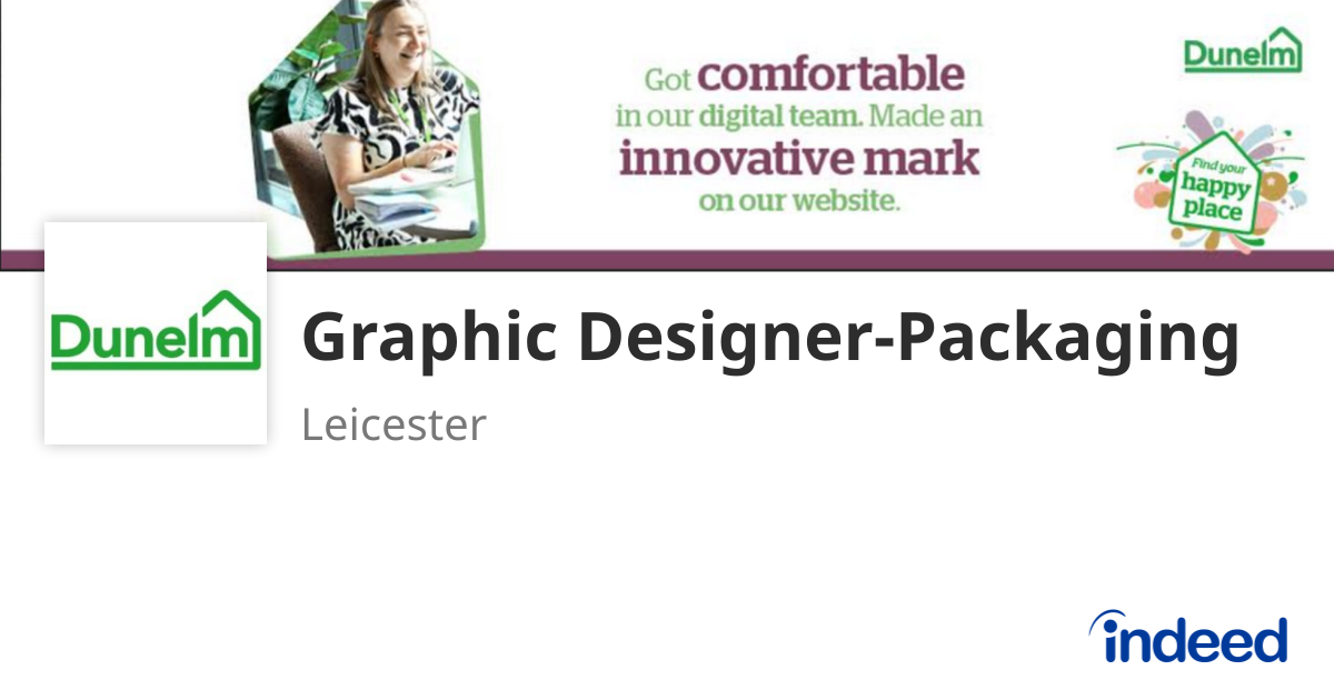 Graphic Designer-Packaging - Leicester LE7 1AD - Indeed.com