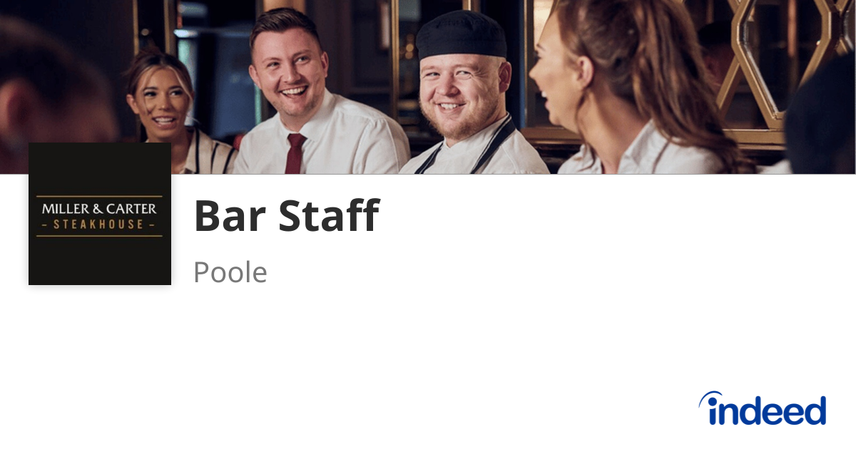 Bar Staff - Poole BH12 5AD - Indeed.com