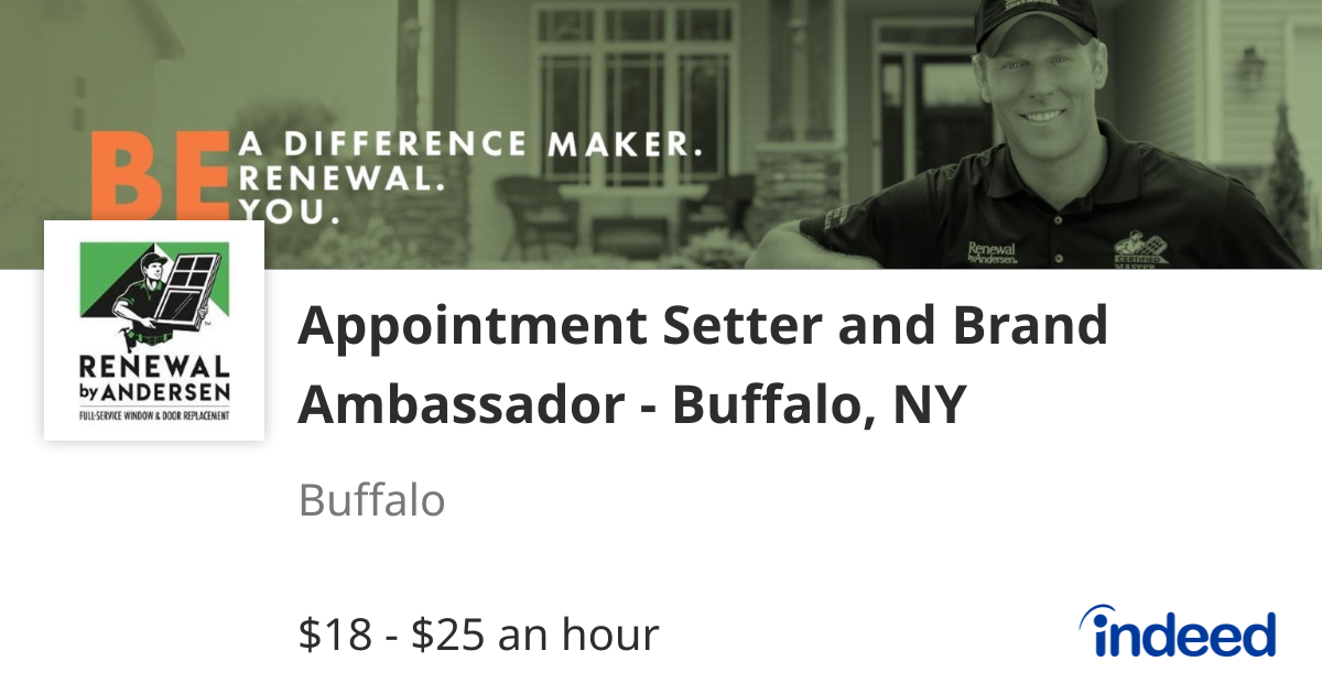 Appointment Setter and Brand Ambassador - Buffalo, NY - Buffalo, NY ...