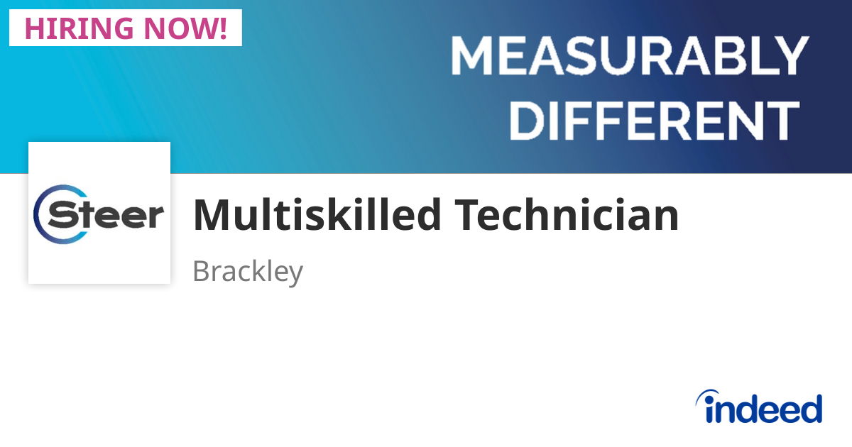 Multiskilled Technician - Brackley - Indeed.com