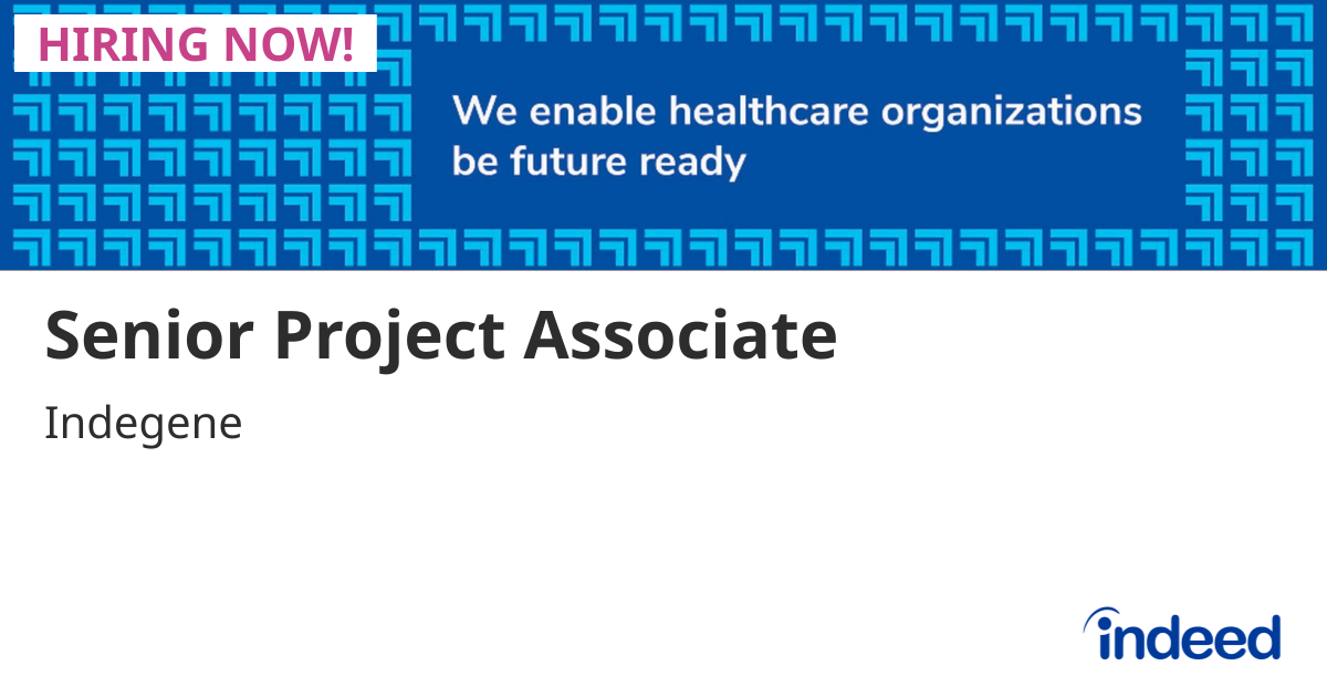 Senior Project Associate - Karnataka - Indeed.com