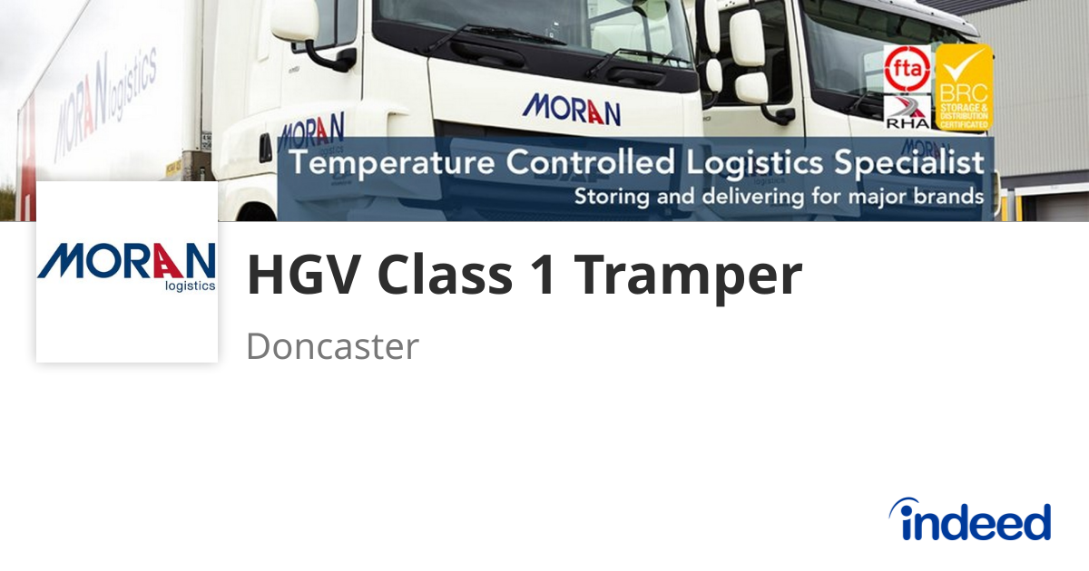 HGV Class 1 Tramper - Doncaster DN11 0BG - Indeed.com