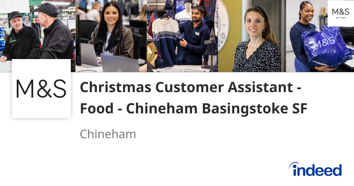 Christmas Customer Assistant - Chineham RG24 8BG - Indeed.com