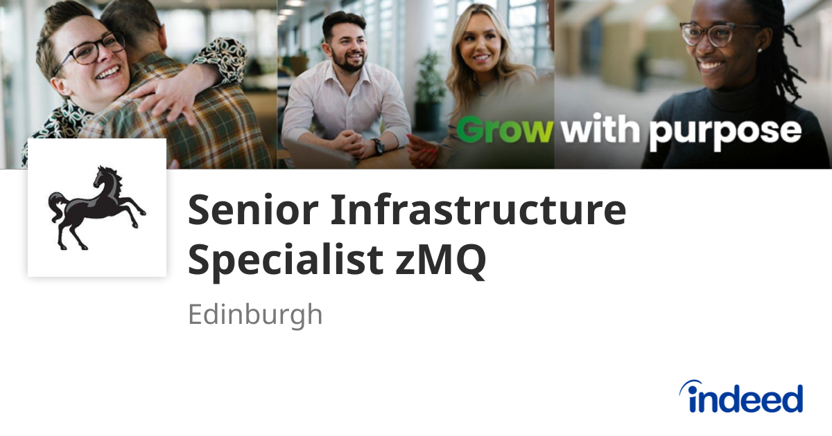 Senior Infrastructure Specialist zMQ - Edinburgh - Indeed.com