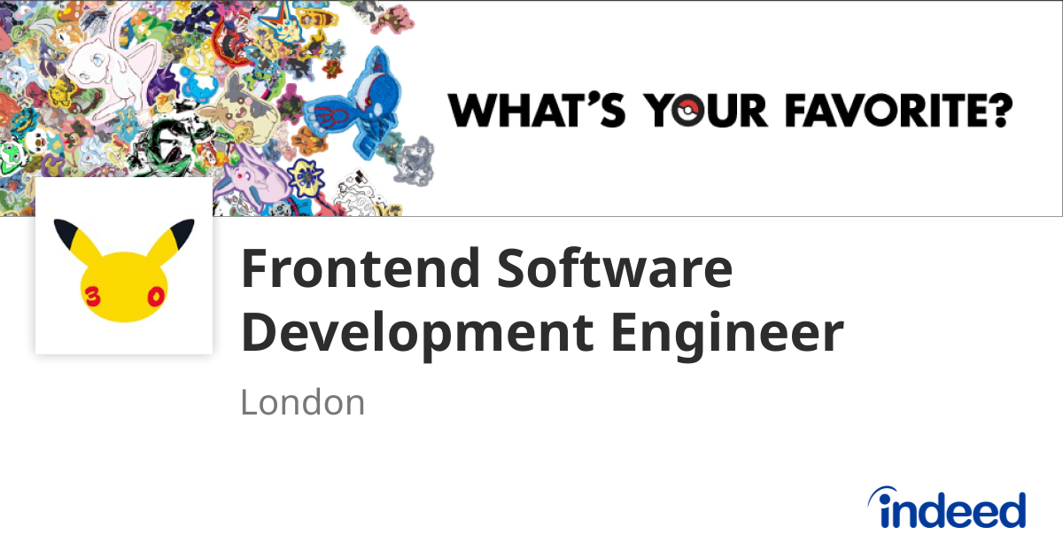 Frontend Software Development Engineer - London - Indeed.com