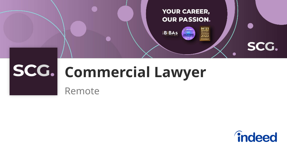 Commercial Lawyer - Remote - Indeed.com