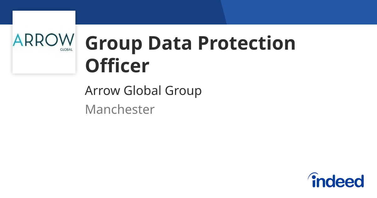 Group Data Protection Officer - Manchester - Indeed.com