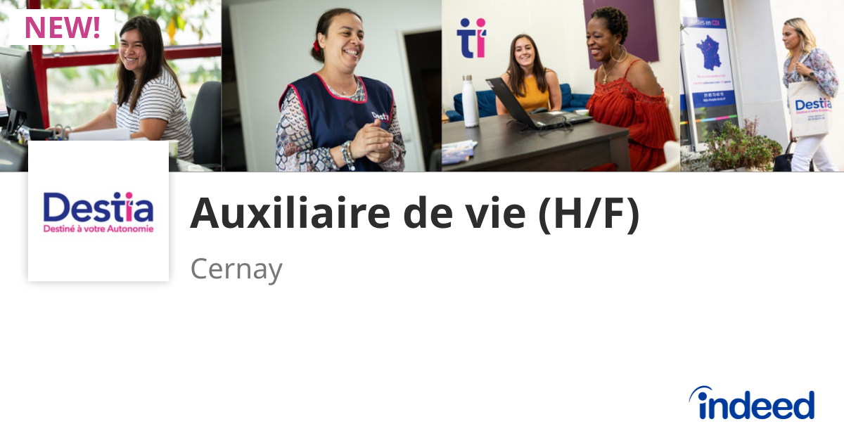 Auxiliaire de vie (H/F) - 68700 Cernay - Indeed.com