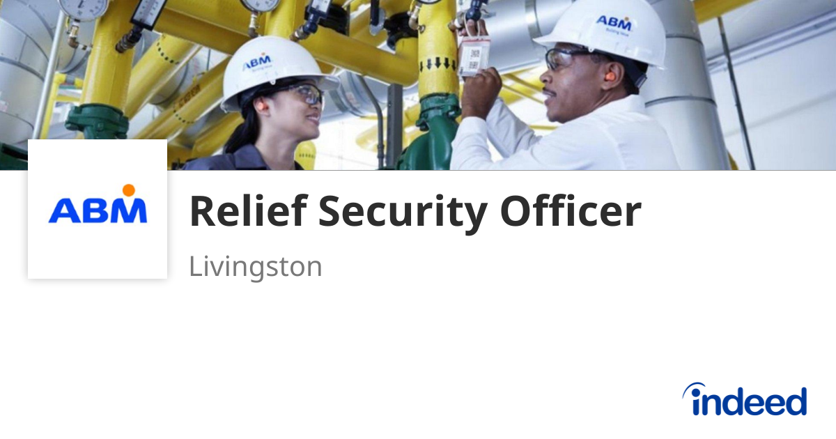 Relief Security Officer - Livingston EH54 6QX - Indeed.com