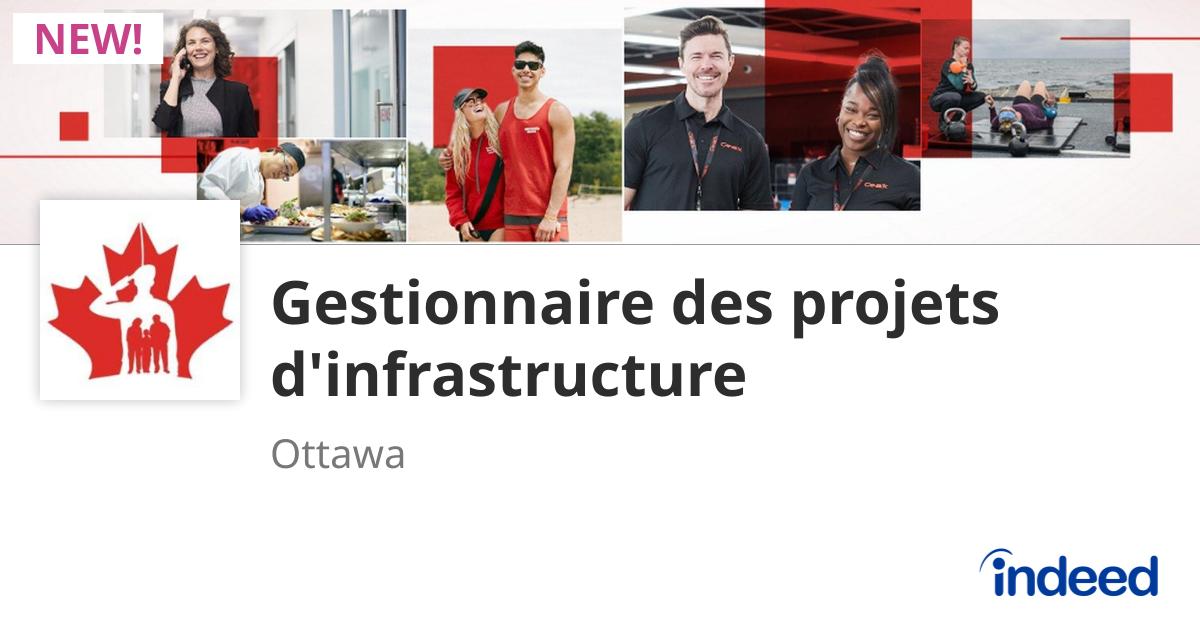 Gestionnaire des projets d'infrastructure - Ottawa, ON - Indeed.com