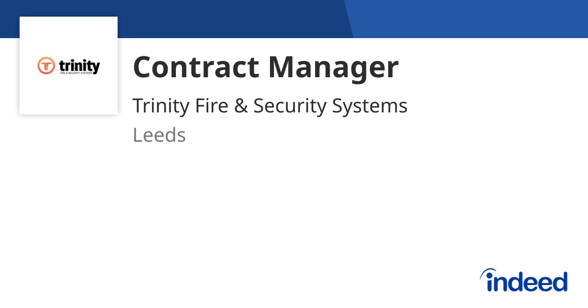 Contract Manager - Leeds LS1 - Indeed.com