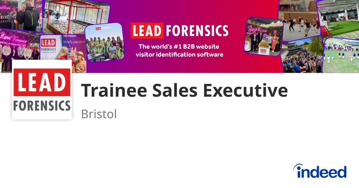 Trainee Sales Executive - Bristol BS1 2NT - Indeed.com