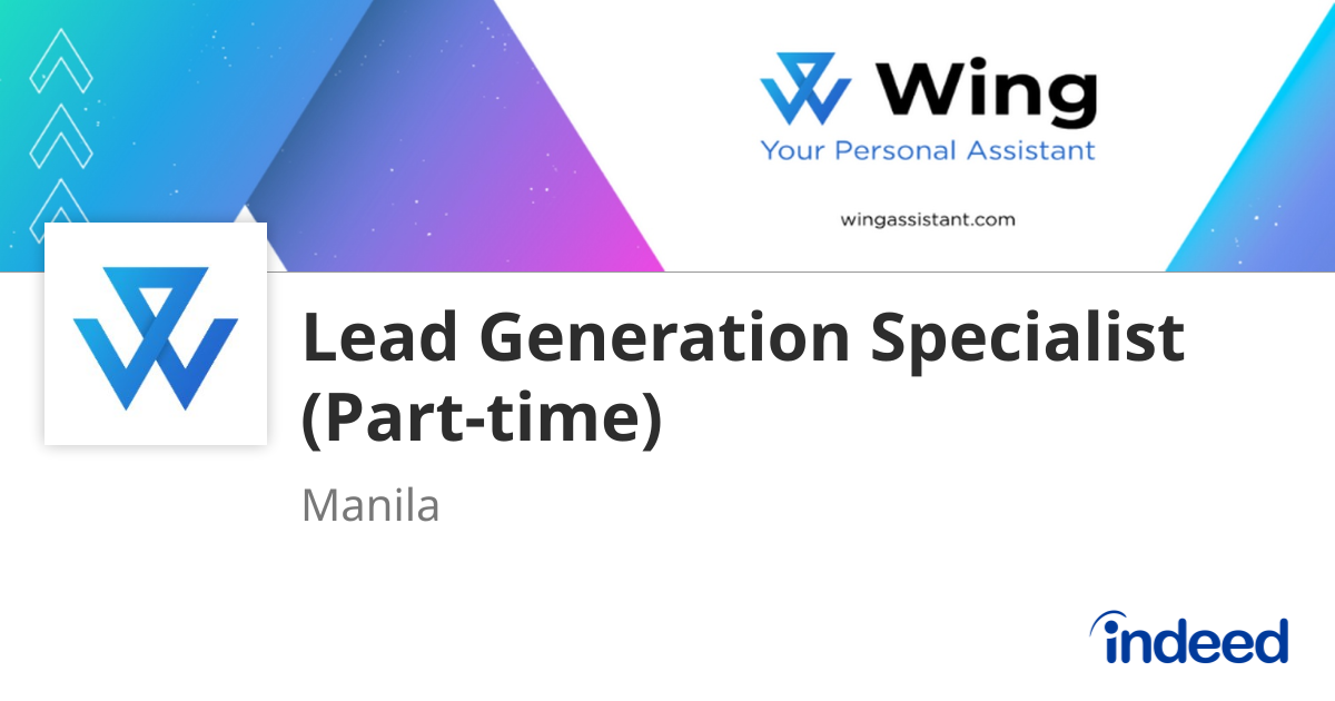 Lead Generation Specialist (Part-time) - Manila - Indeed.com