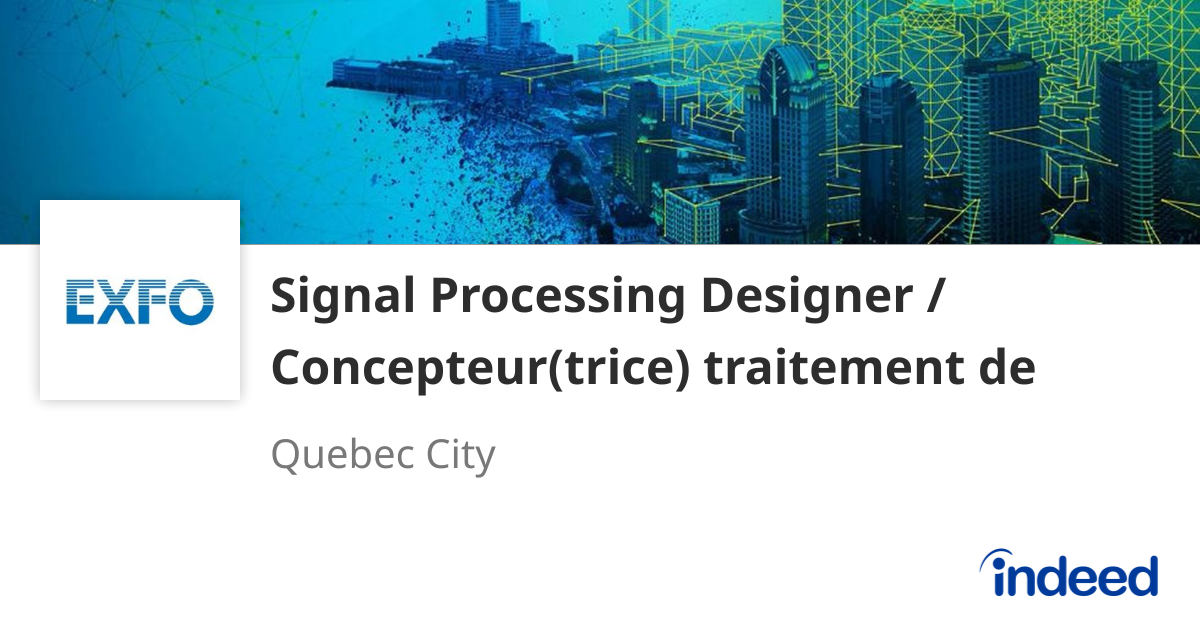 Signal Processing Designer / Concepteur(trice) traitement de signal ...
