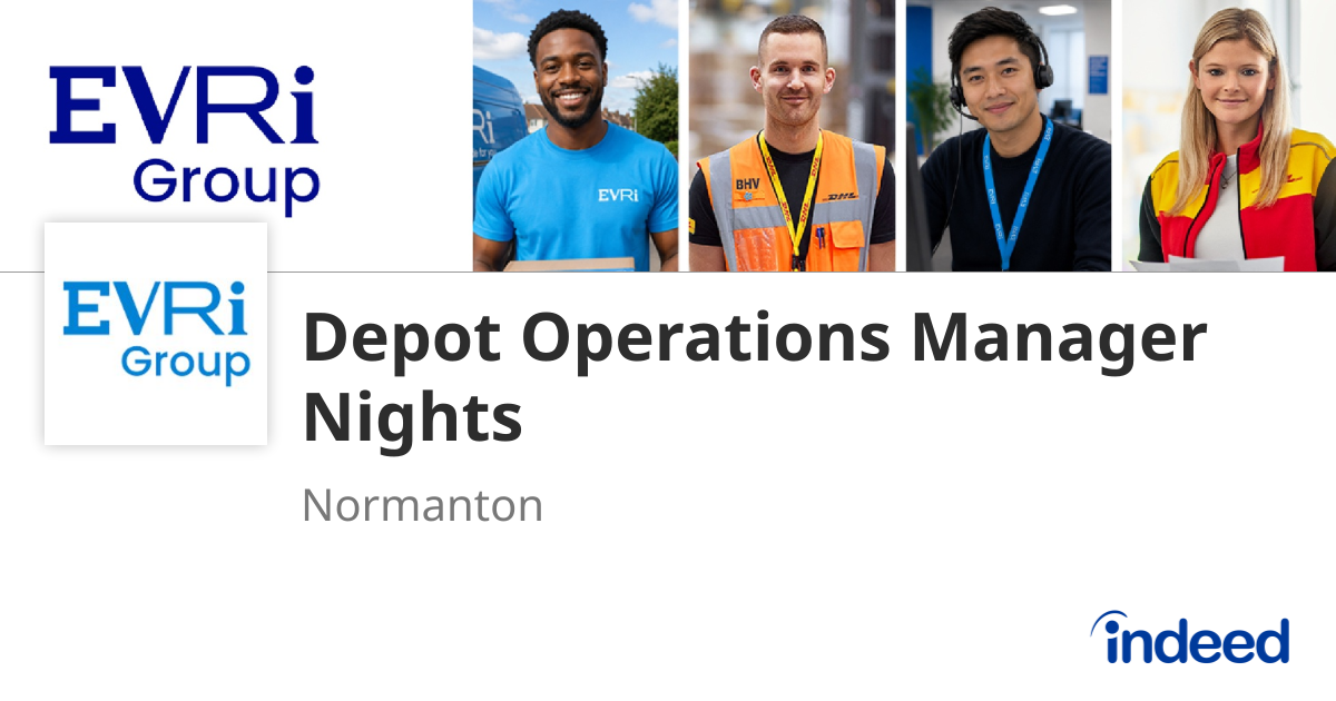 Depot Operations Manager Nights - Normanton WF10 5QS - Indeed.com