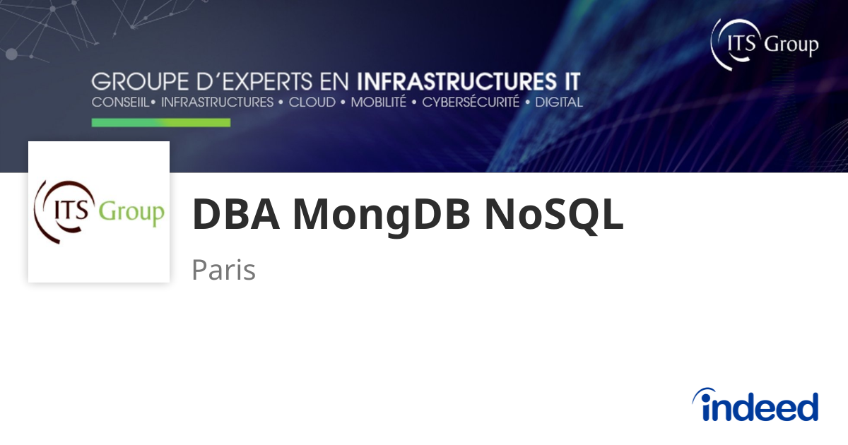 DBA MongDB NoSQL - Paris (75) - Indeed.com