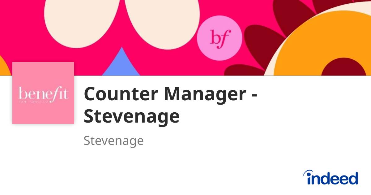 Counter Manager - Stevenage - Stevenage SG1 1DN - Indeed.com