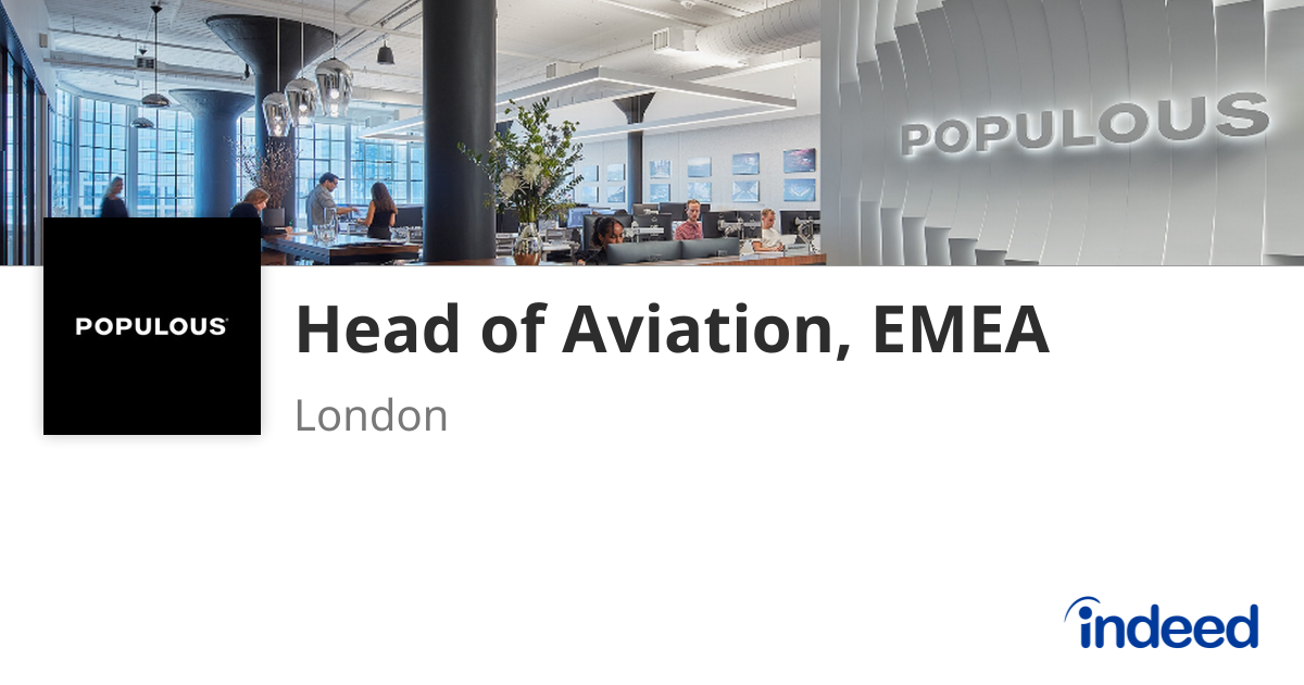 Head of Aviation, EMEA - London - Indeed.com