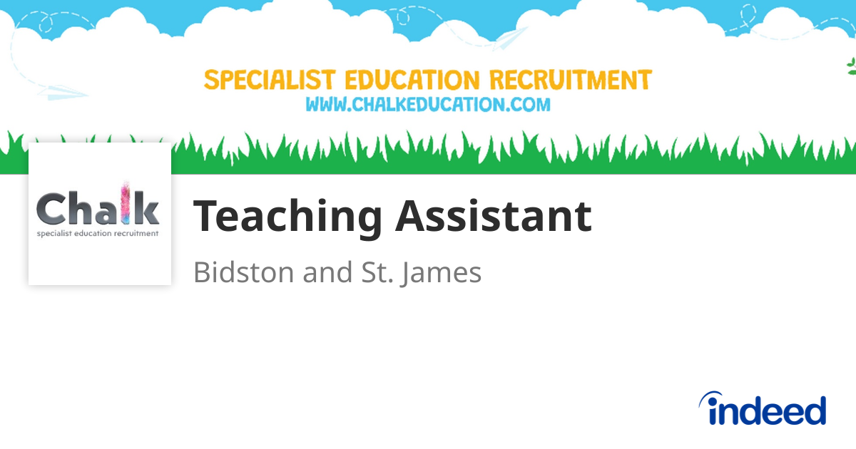 Teaching Assistant - Bidston and St. James - Indeed.com