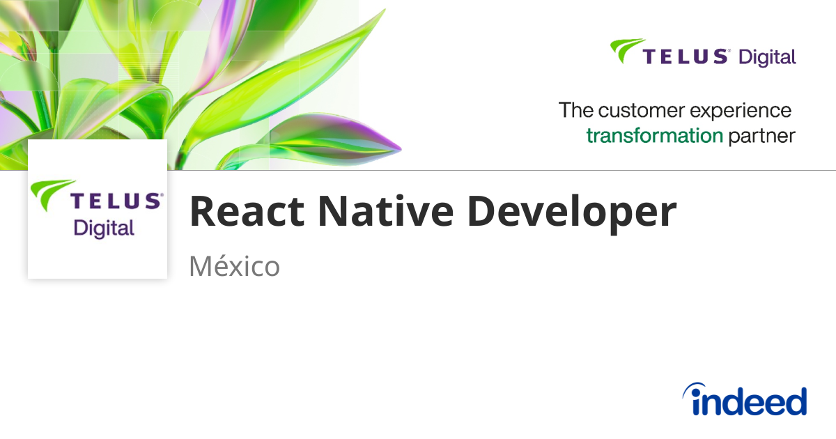 React Native Developer - México, Zac. - Indeed.com