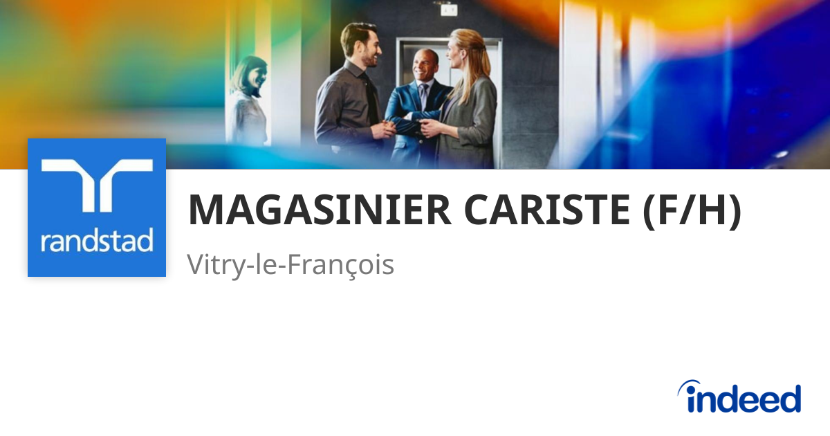 MAGASINIER CARISTE (F/H) - 51300 Vitry-le-François - Indeed.com