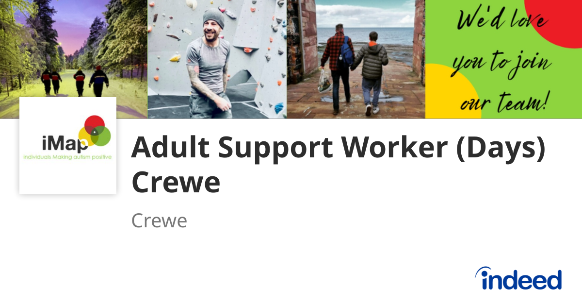 Adult Support Worker (Days) Crewe - Crewe CW2 8SD - Indeed.com
