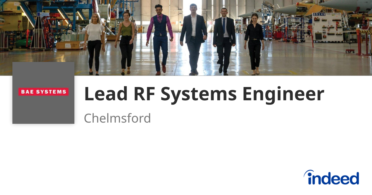 Lead RF Systems Engineer - Chelmsford - Indeed.com