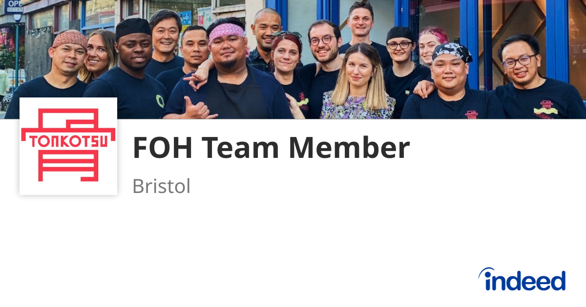 FOH Team Member - Bristol BS1 1SA - Indeed.com