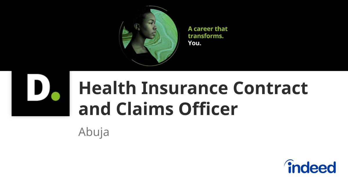Health Insurance Contract and Claims Officer - Abuja - Indeed.com