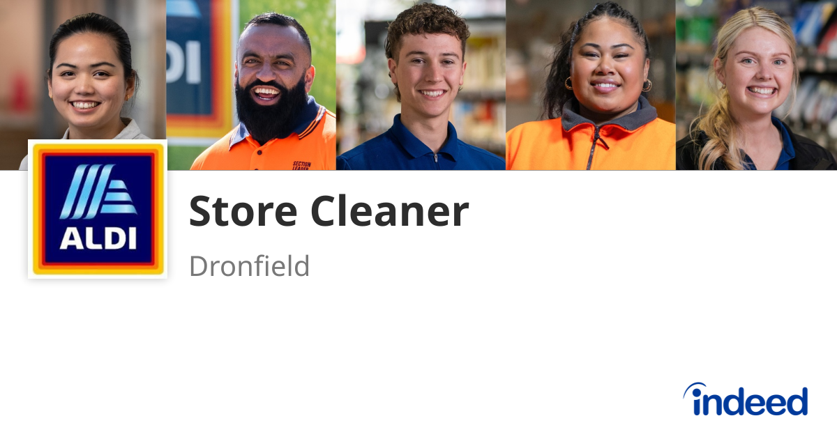 Store Cleaner - Dronfield - Indeed.com