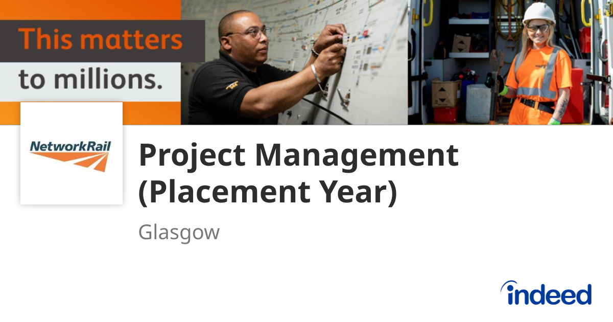Project Management Year In Industry - Glasgow G2 - Indeed.com