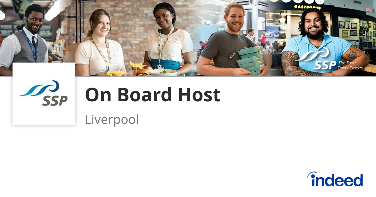 On Board Host - Liverpool L1 1JD - Indeed.com