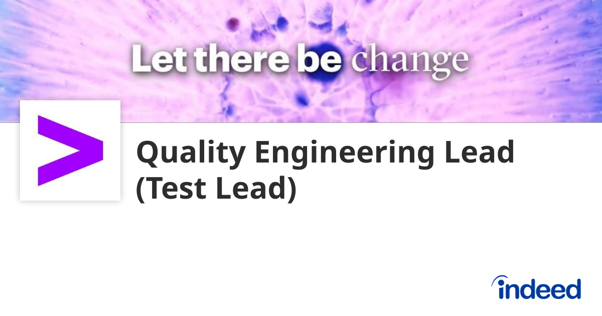 Quality Engineering Lead (Test Lead) - Hyderabad, Telangana - Indeed.com