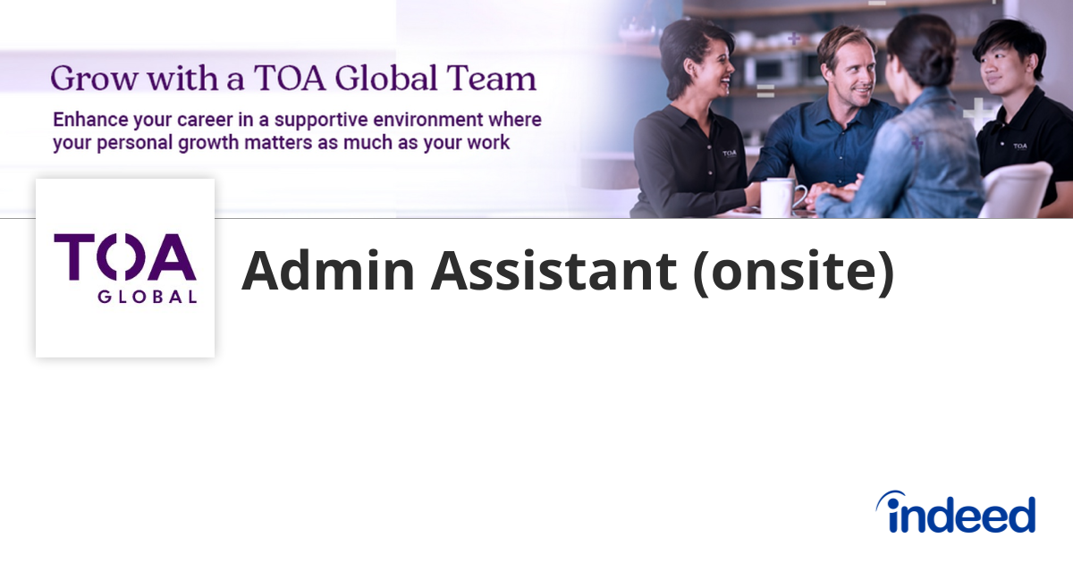 Admin Assistant (onsite) - Pampanga - Indeed.com