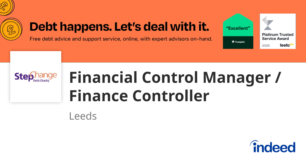 Financial Control Manager / Finance Controller - Leeds - Indeed.com