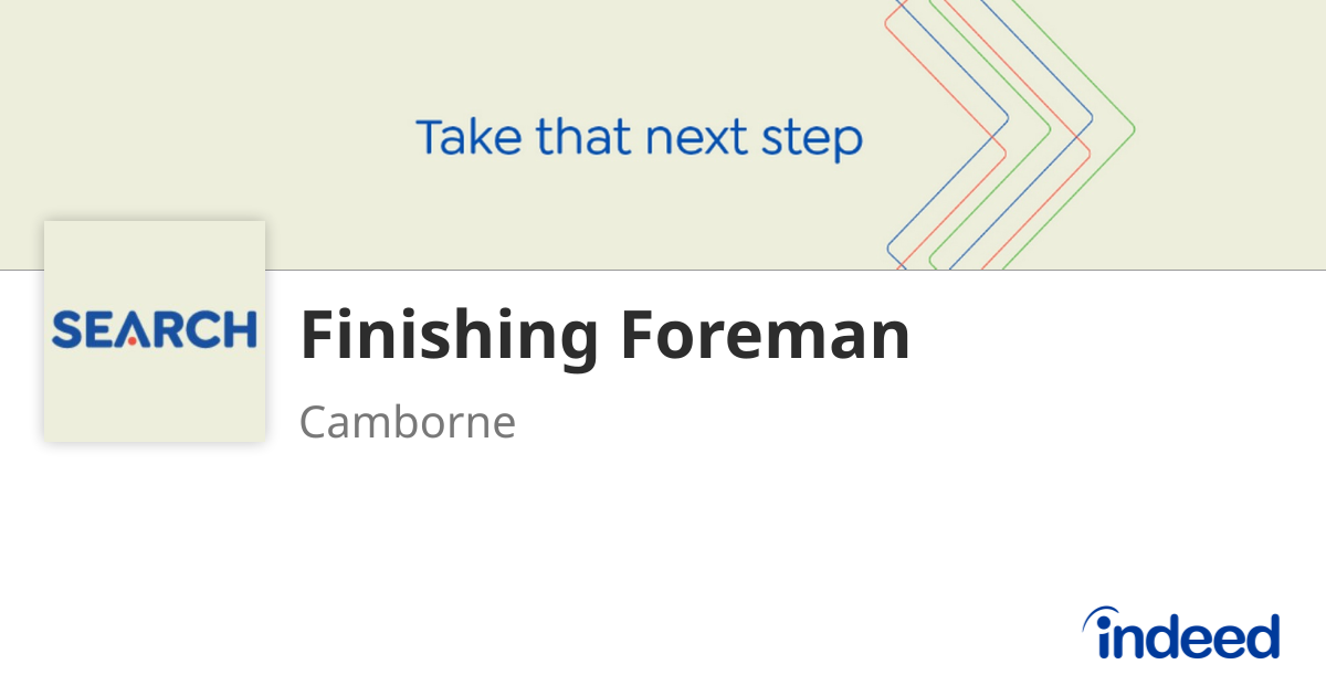 Finishing Foreman - Camborne TR14 8RF - Indeed.com