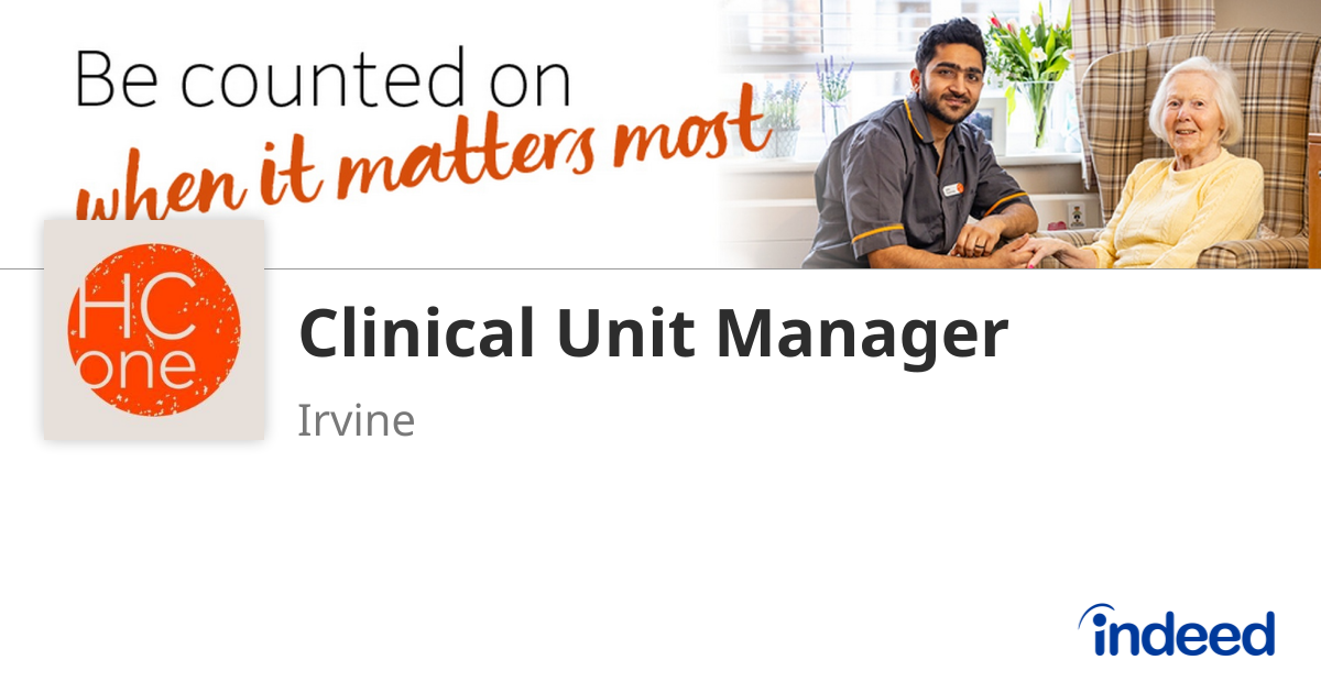 Clinical Unit Manager - Irvine KA12 8DF - Indeed.com
