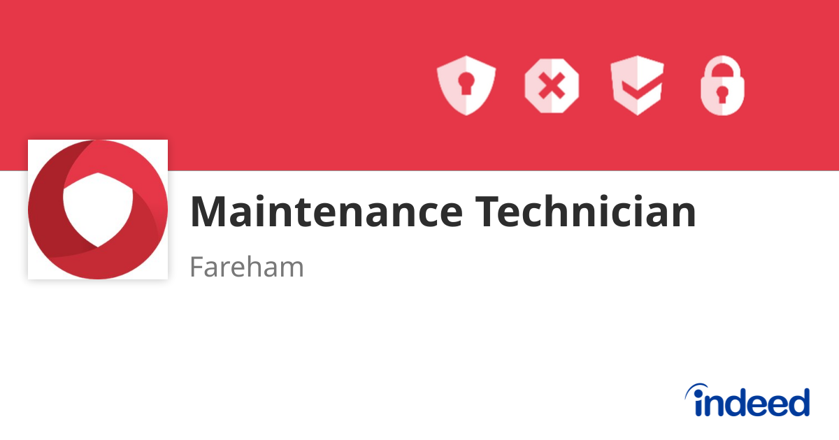 Maintenance Technician - Fareham - Indeed.com