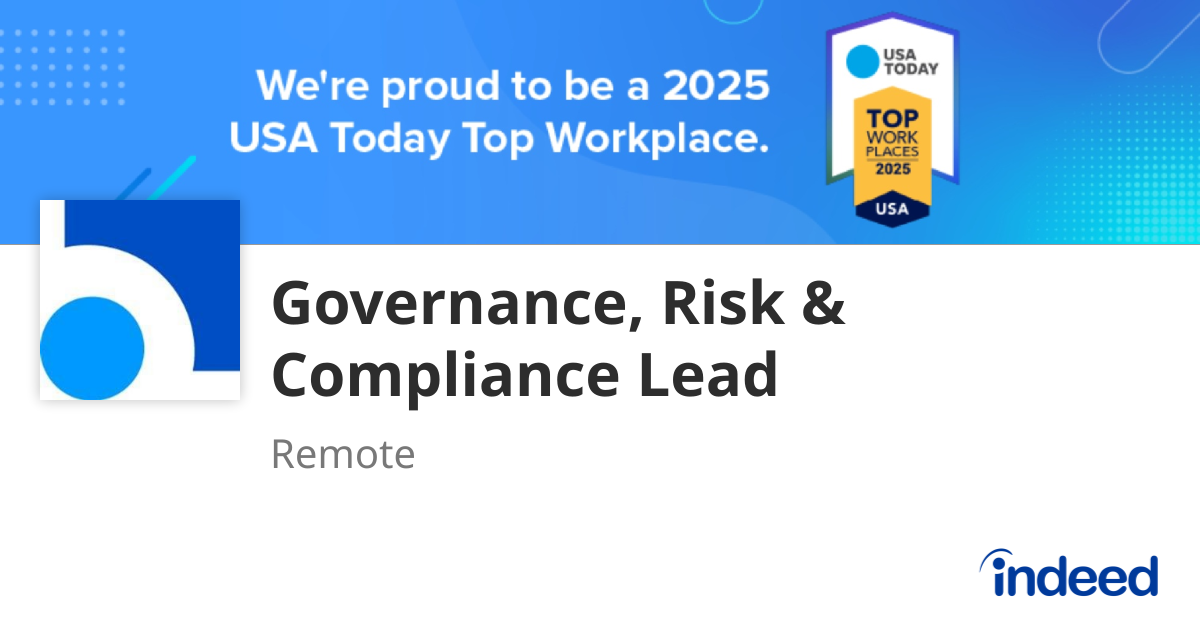 Principal GRC Engineer - Remote - Indeed.com