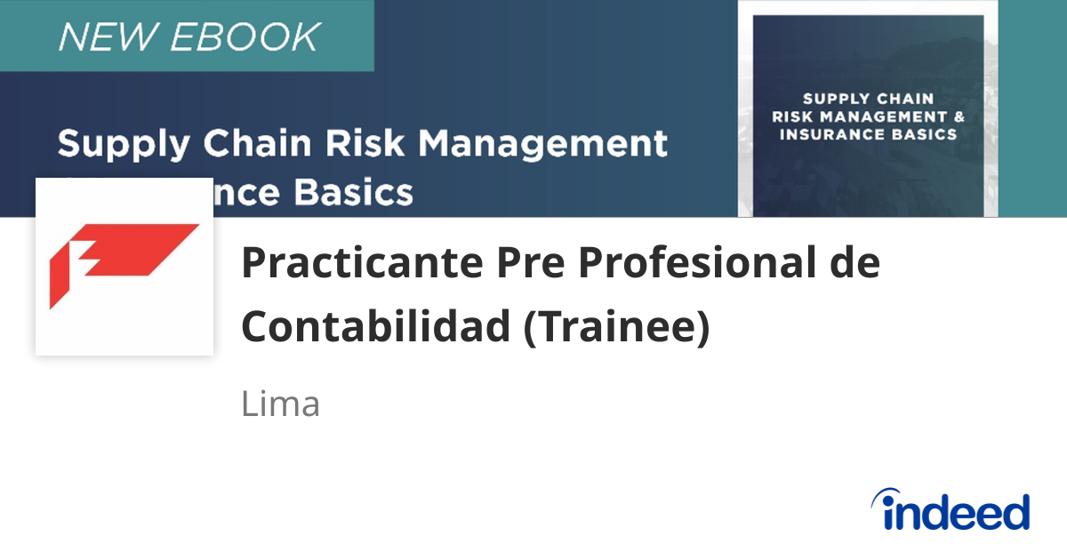 Practicante Contable - Lima, Lima - Indeed.com