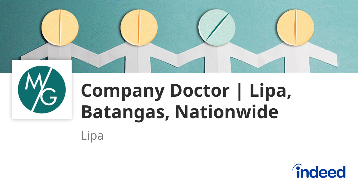 Company Doctor | Lipa, Batangas, Nationwide - Lipa - Indeed.com