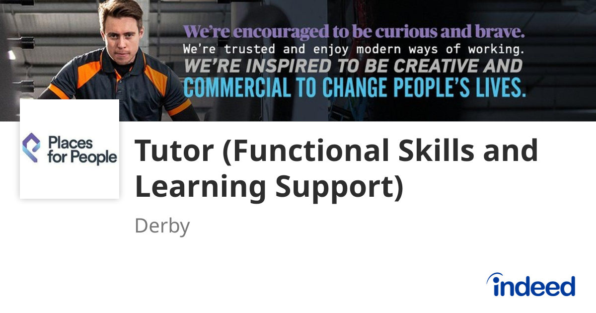 PfP Thrive Tutor (Functional Skills and Learning Support) - Derby DE24 ...