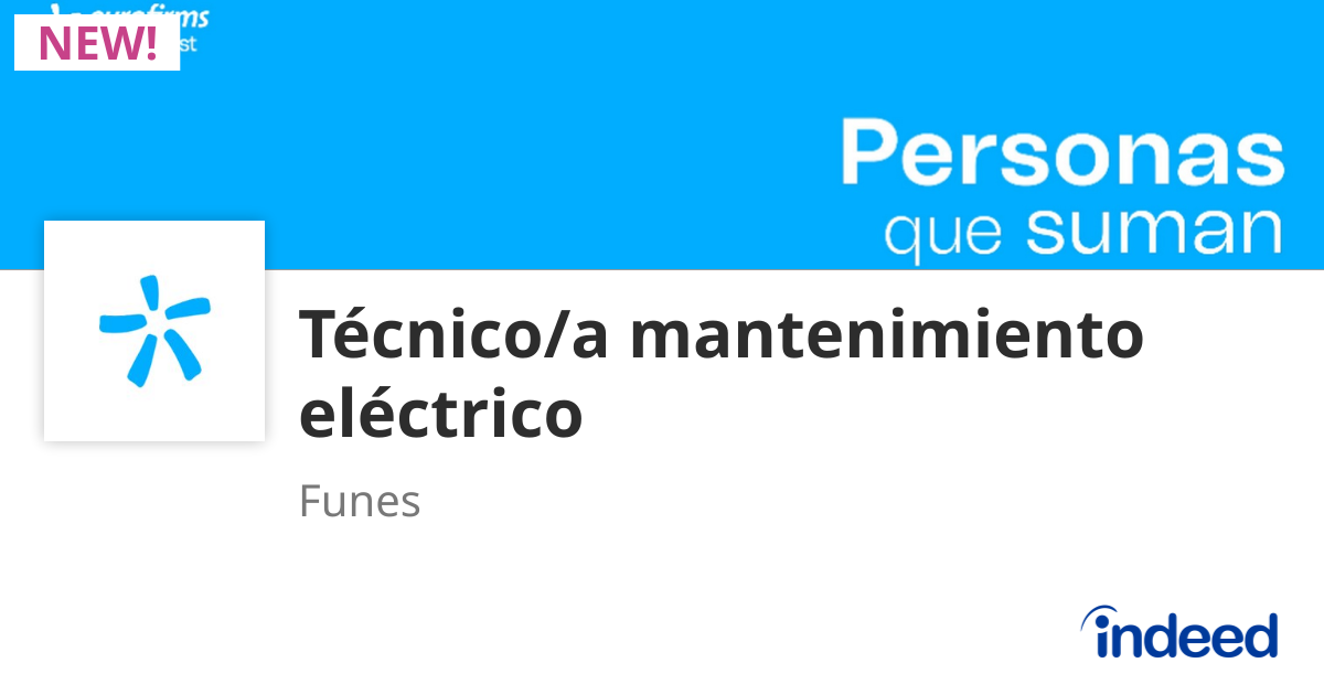 Técnico/a mantenimiento eléctrico - Funes, Navarra provincia - Indeed.com