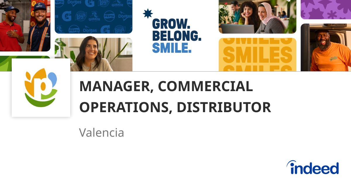 MANAGER, COMMERCIAL OPERATIONS, DISTRIBUTOR [VALENCIA] - Valencia - Indeed.com