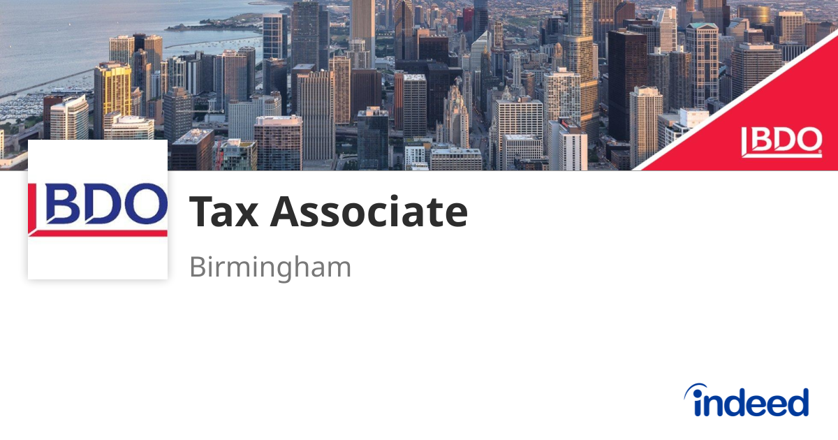 Tax Associate - Birmingham B12 0TX - Indeed.com