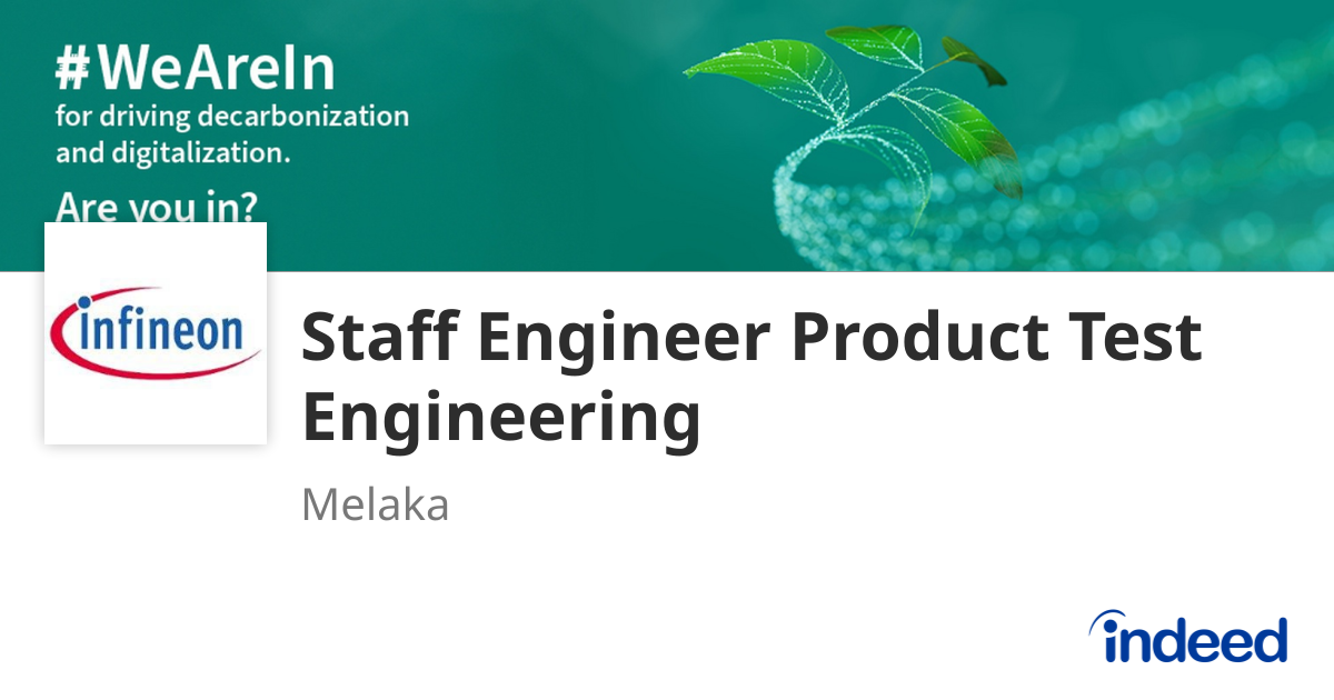 Staff Engineer Product Test Engineering - Melaka - Indeed.com