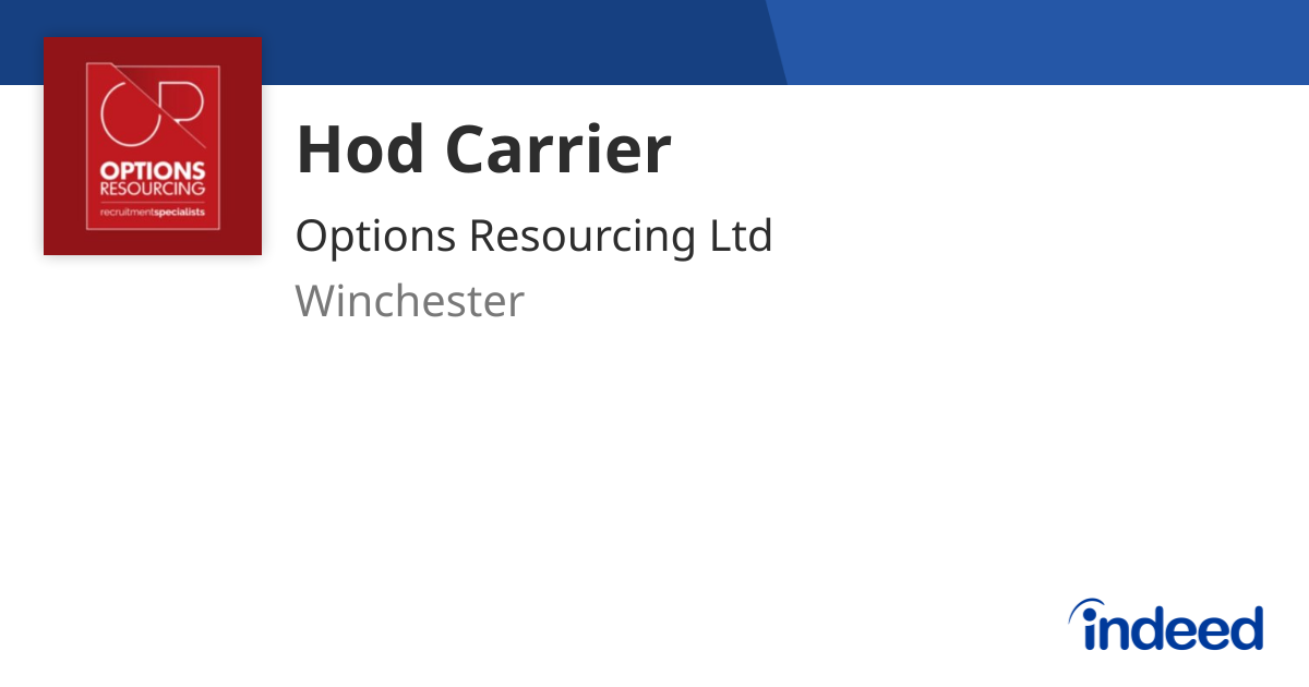 Hod Carrier - Winchester SO22 6FN - Indeed.com
